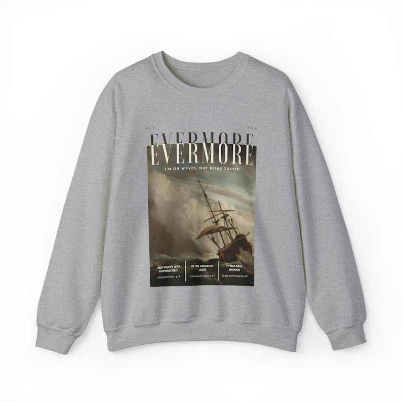 Evermore Shipwreck Swiftie Sweatshirt, Swiftie Merch Crewneck, Taylor ...