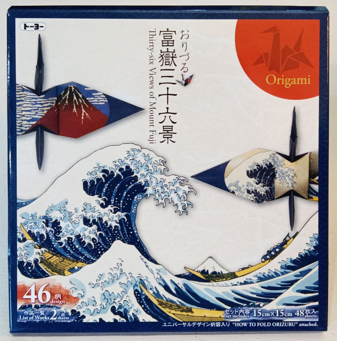 Hokusai Toyo Origami Paper 36 Views of Mt. Fuji, 46 Designs how to Fold ...