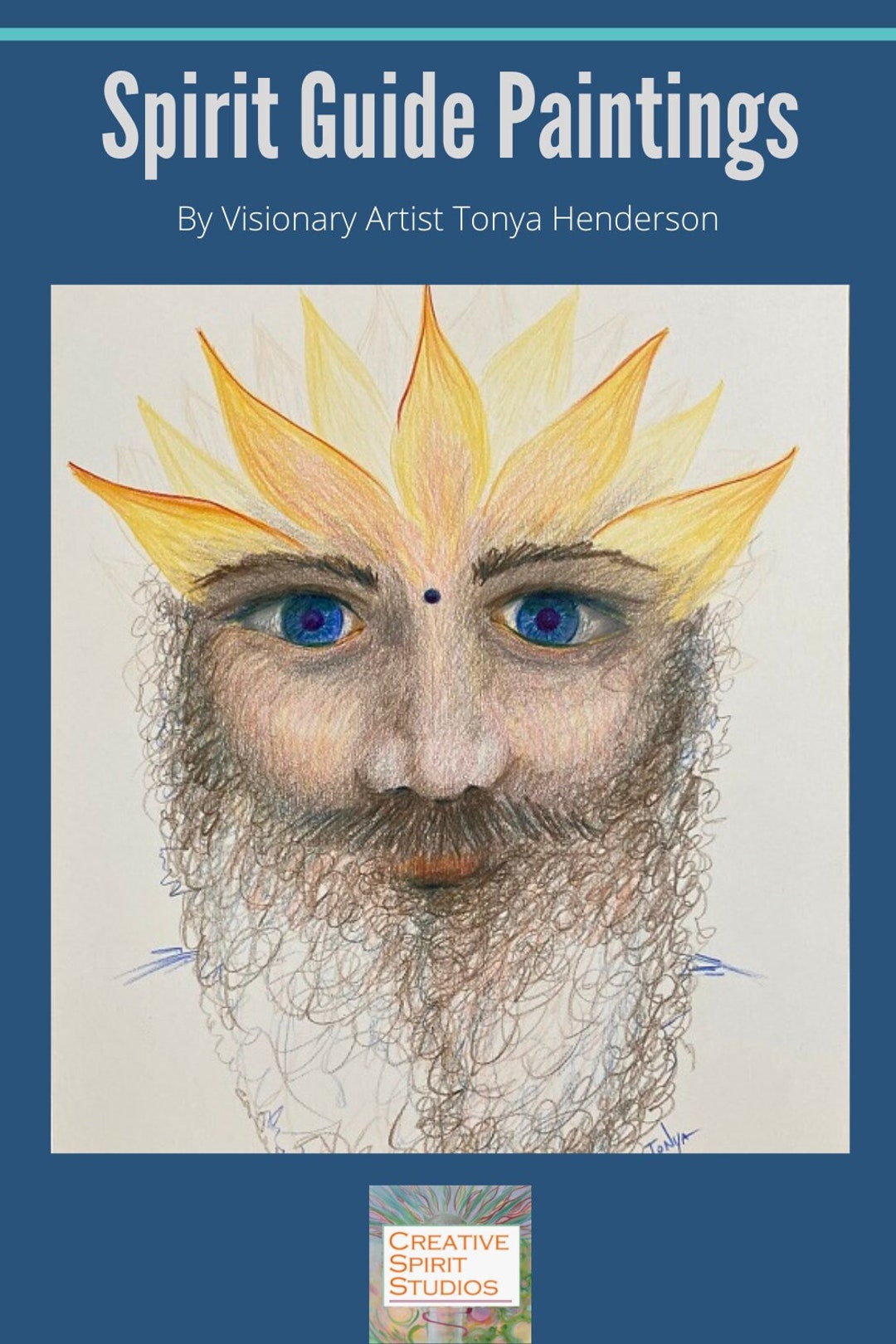 Custom Original Spirit Guide Painting Psychic Intuitive - Etsy