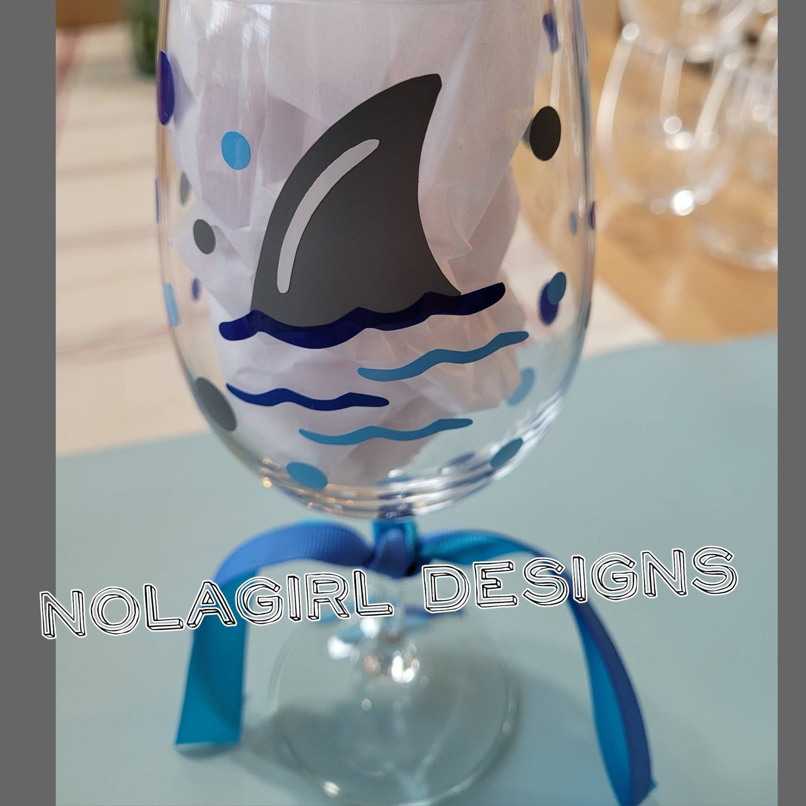 Shark Wine Glass, Sharks, Great Whites, Shark Week Wine Glass, Fun ...