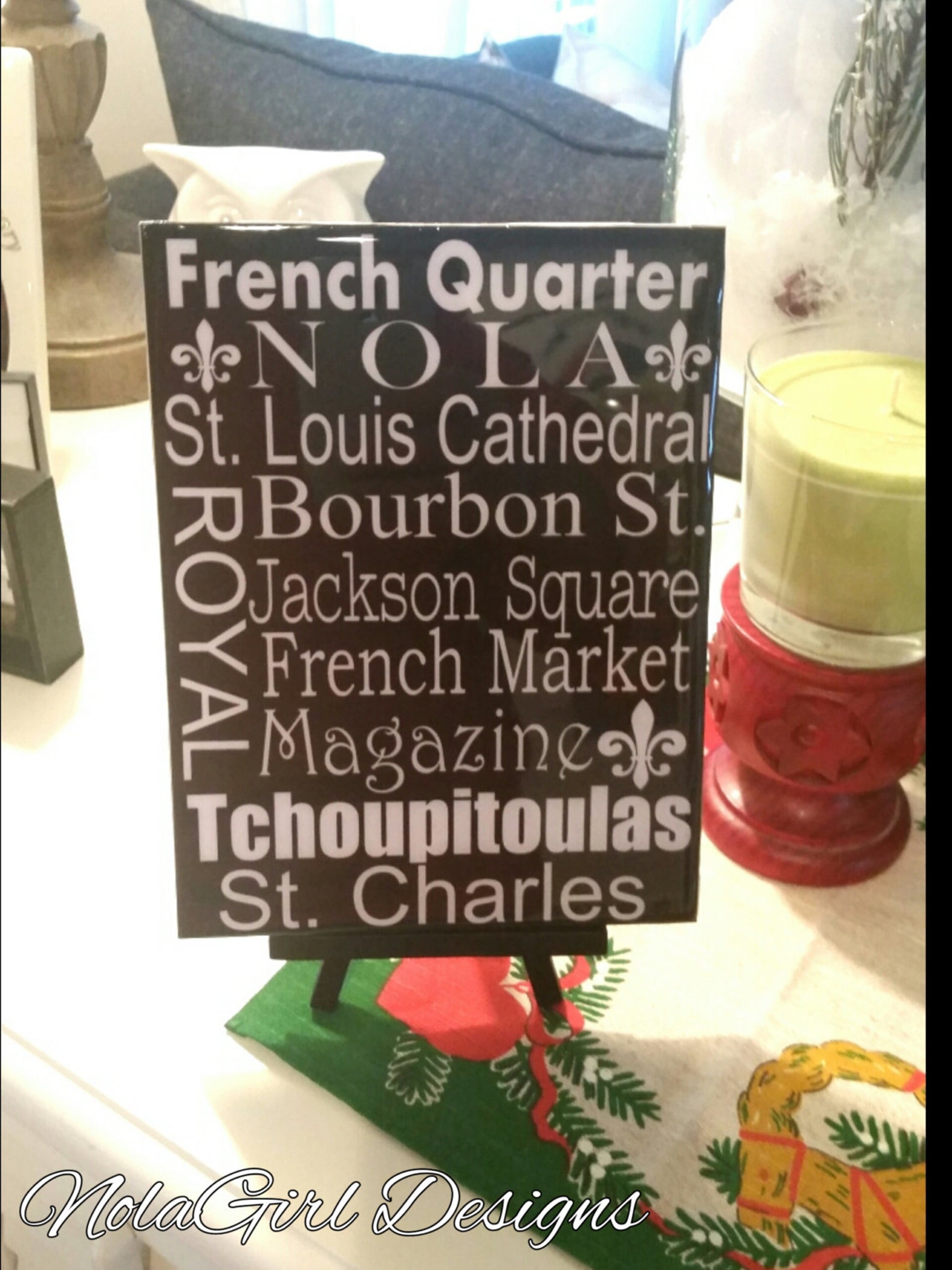 New Orleans Street Sign, Places, Decorative Tile, Nola Landmarks ...