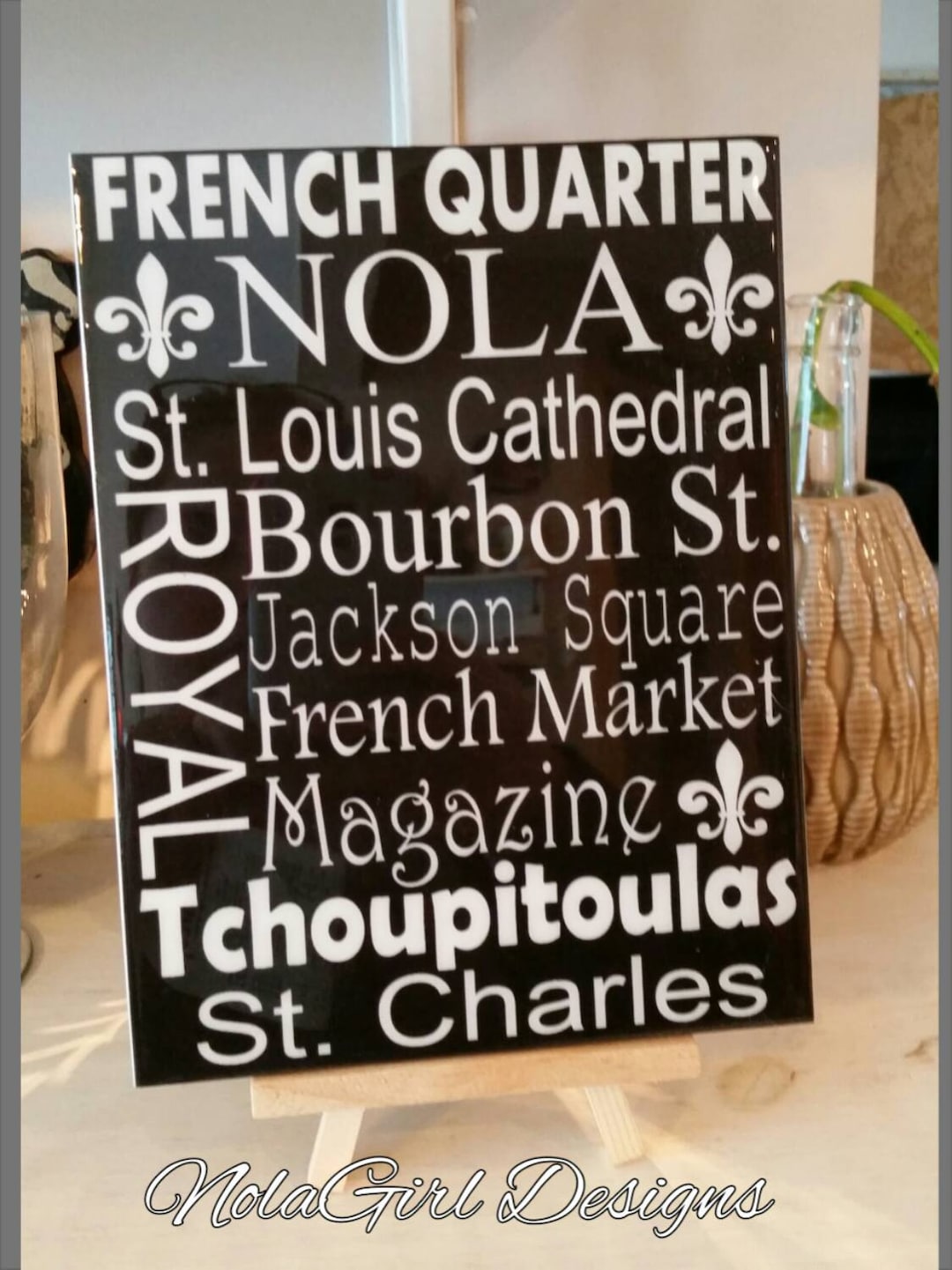 New Orleans Street Sign, Places, Decorative Tile, Nola Landmarks ...