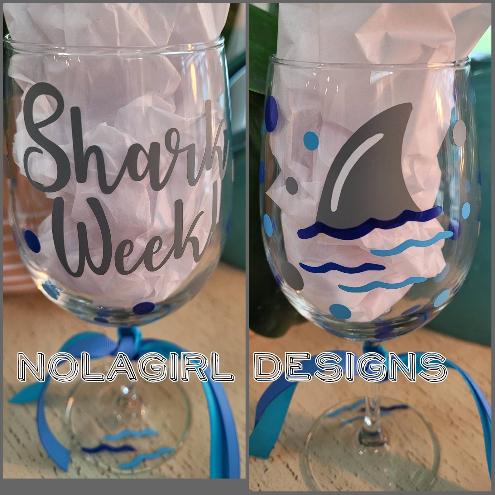 Shark Wine Glass, Sharks, Great Whites, Shark Week Wine Glass, Fun ...