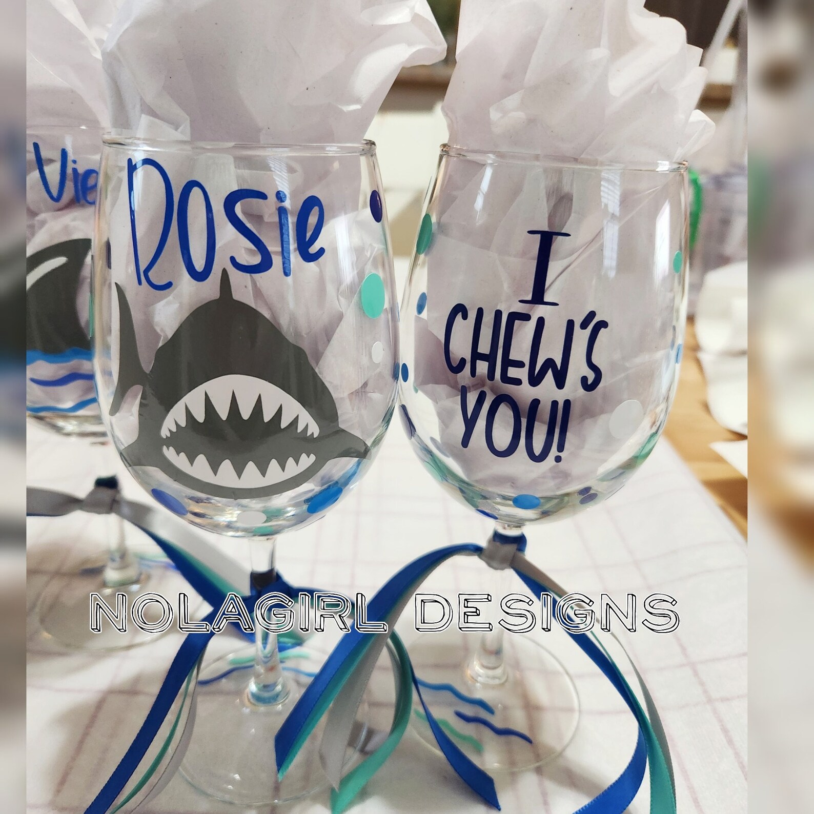 Shark Wine Glass, Sharks, Great Whites, Shark Week Wine Glass, Fun ...