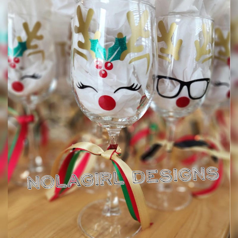 Reindeer Goblet - Etsy
