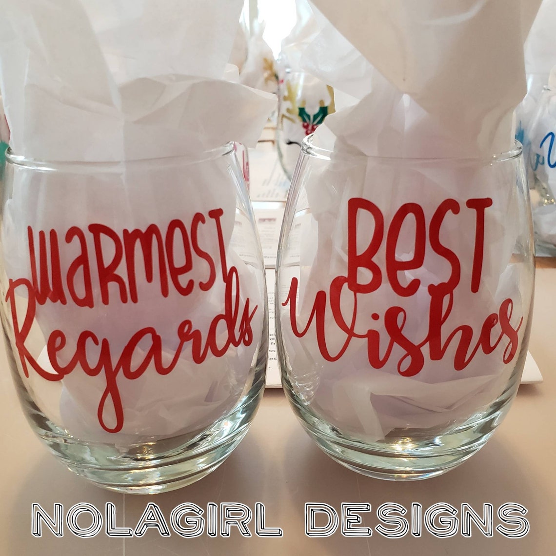 Best Friends Gifts, Best Wishes, Warmest Regards, Wine Glass, David and ...
