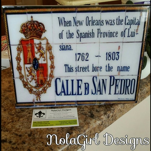 New Orleans French Quarter Street Tiles Inspired NOLA - Etsy
