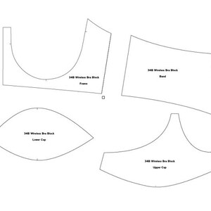 32C Wireless Bra Block Downloadable PDF / Sloper - Etsy