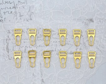 1/2 Rose Gold Garter / Suspender Clips Set of 12 | Etsy