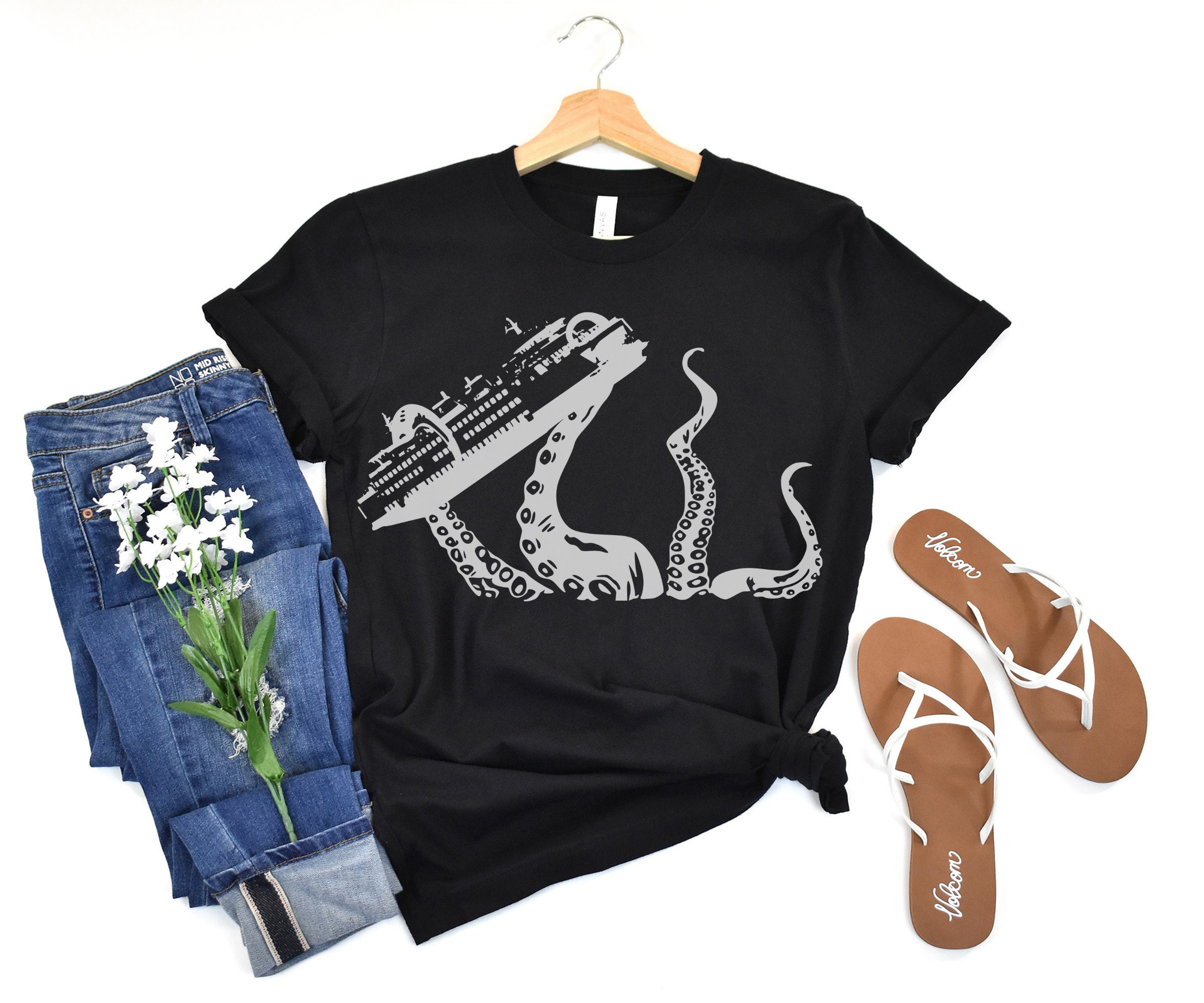 Ferry Kraken T-shirt, Washington State Ferries, Kraken Tshirt, Ferry ...