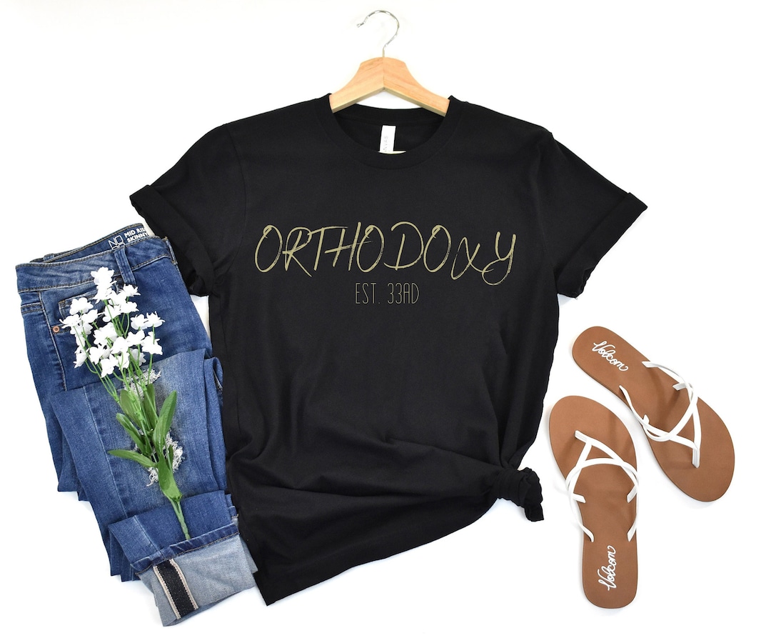 Est. 33AD Orthodox Christian T-shirt, Faith Tee - Etsy
