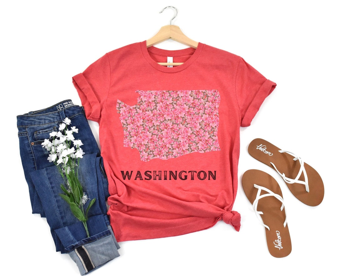 Washington State Flower T-shirt, Wildflower Tshirt, Wild Flowers Shirt ...