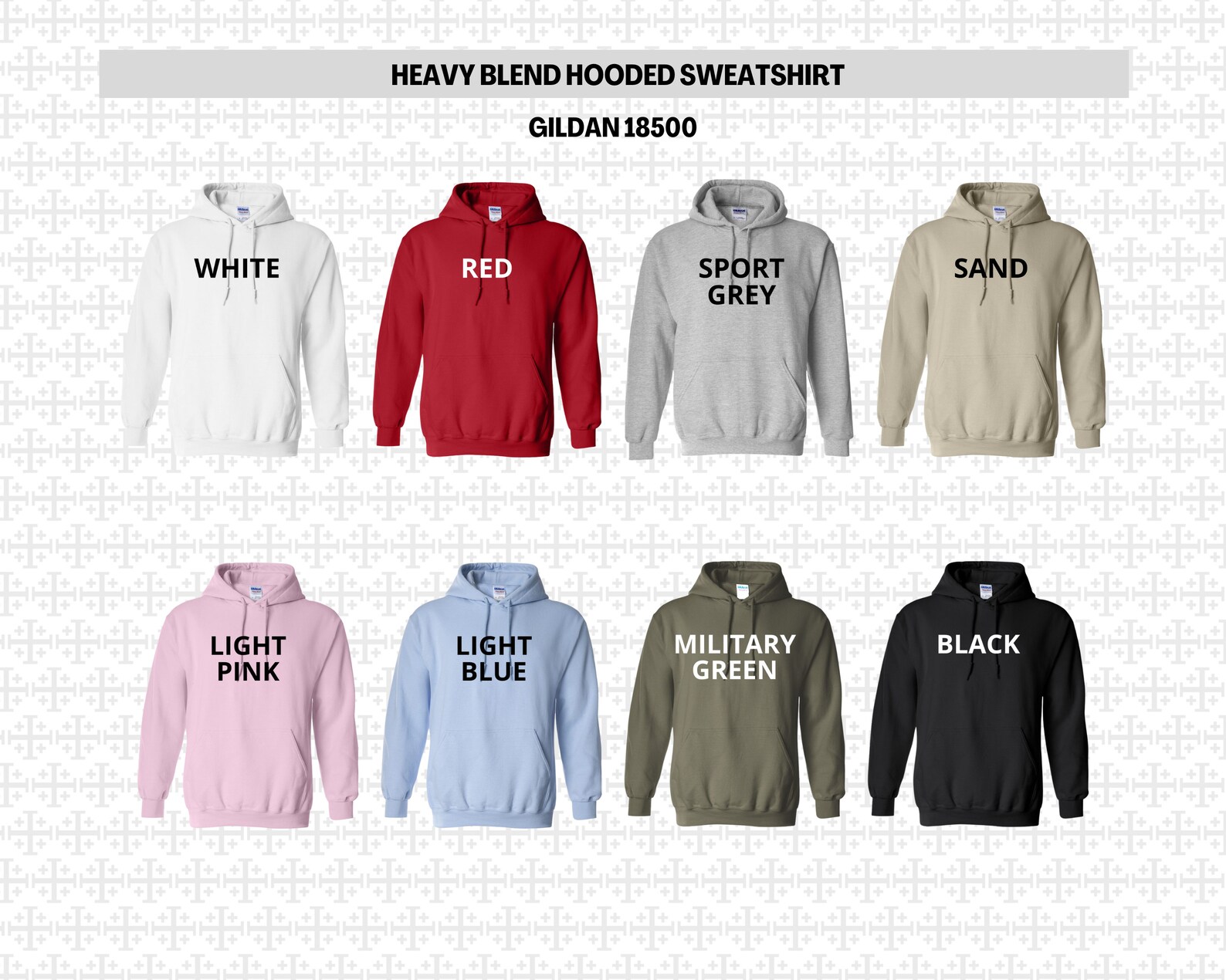 Orthodoxy Cross Hoodie, Father Son Holy Spirit Sweatshirt, Cross Hoodie ...