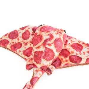 Pepperoni Pizza Stingray Stuffed Animal Plush Toy - Etsy