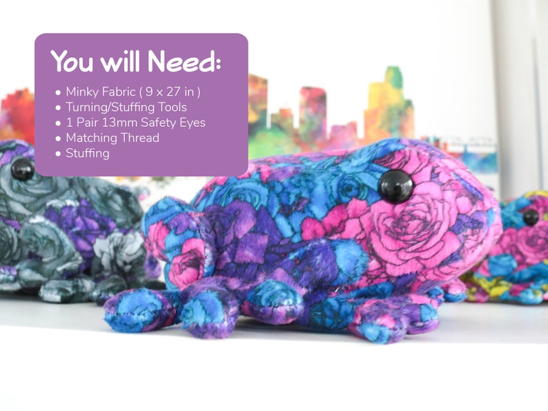 Frog Sewing Pattern PDF Digital Download Plush Sewing DIY | Etsy