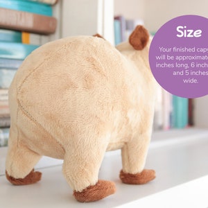 Capybara Stuffed Animal Sewing Pattern PDF Digital Download Plush ...