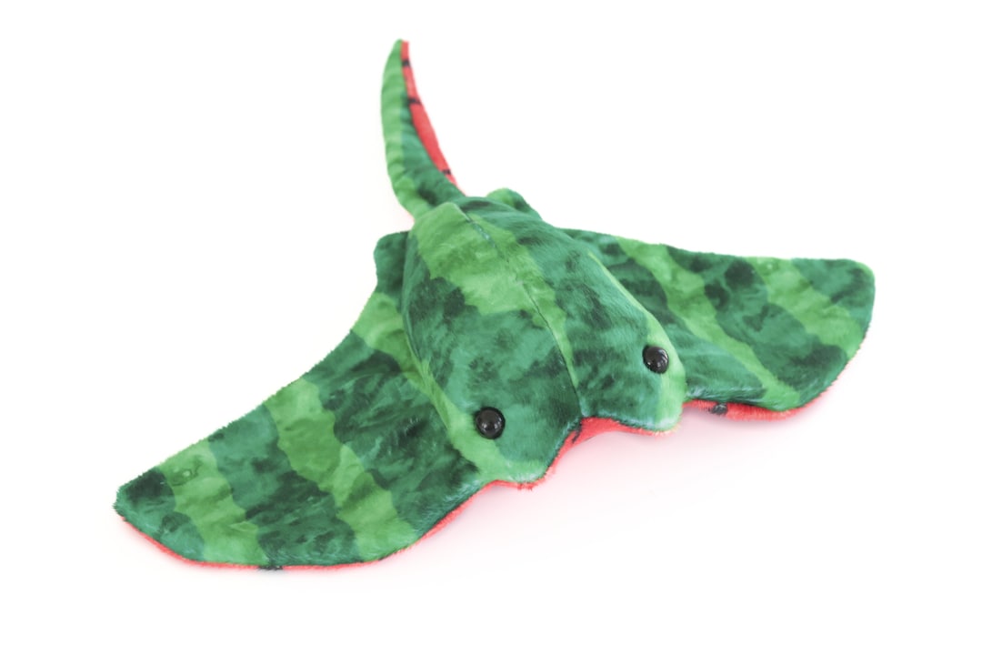 Red Watermelon Stingray Stuffed Animal Plush Toy - Etsy