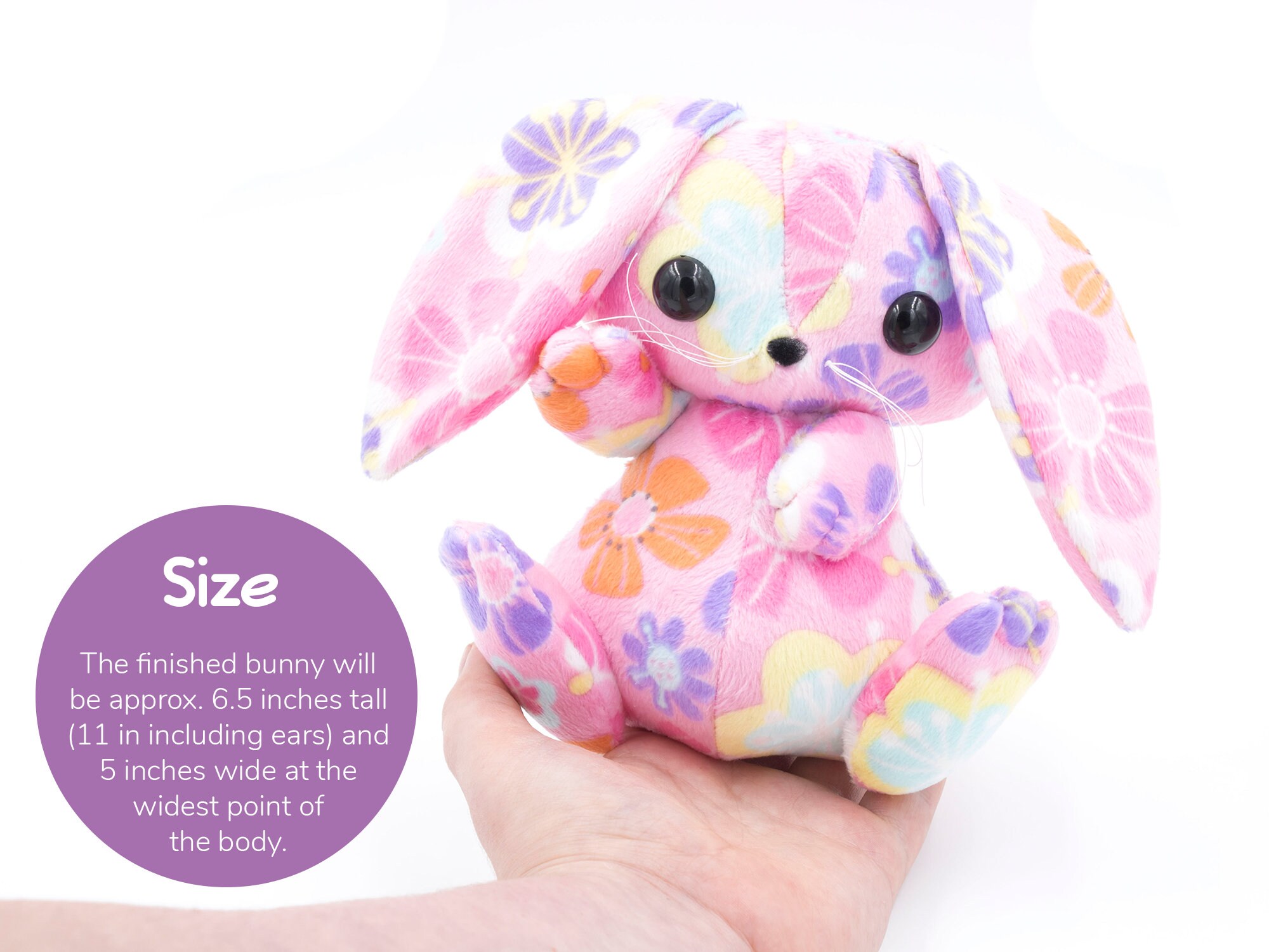 Bunny Stuffed Animal Sewing Pattern PDF Digital Download - Etsy