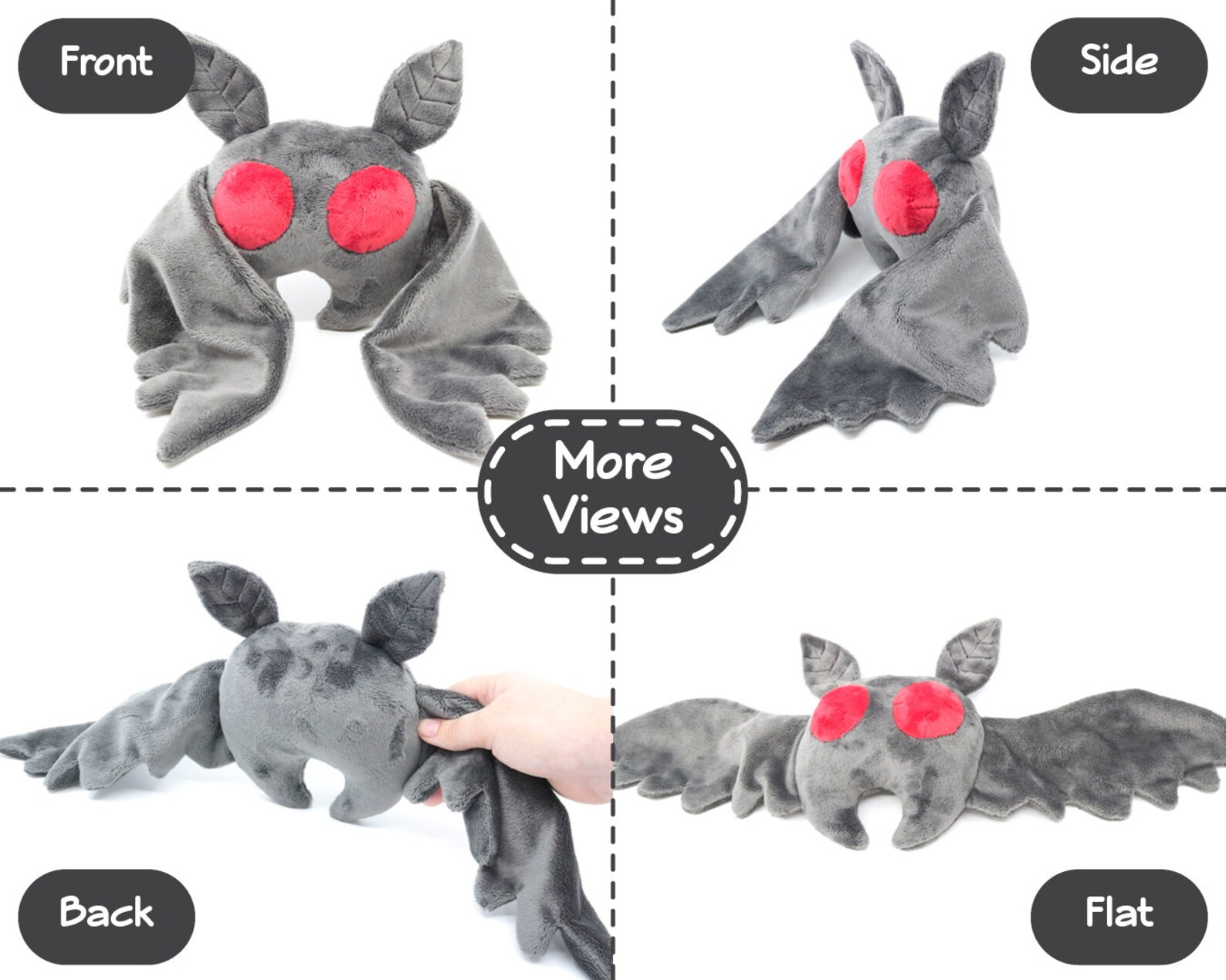 Mothman Plush Sewing Pattern - PDF Digital Download - No Physical Items ...