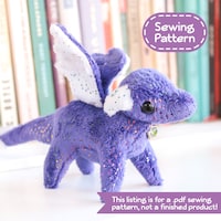 Plush Dragon - Etsy