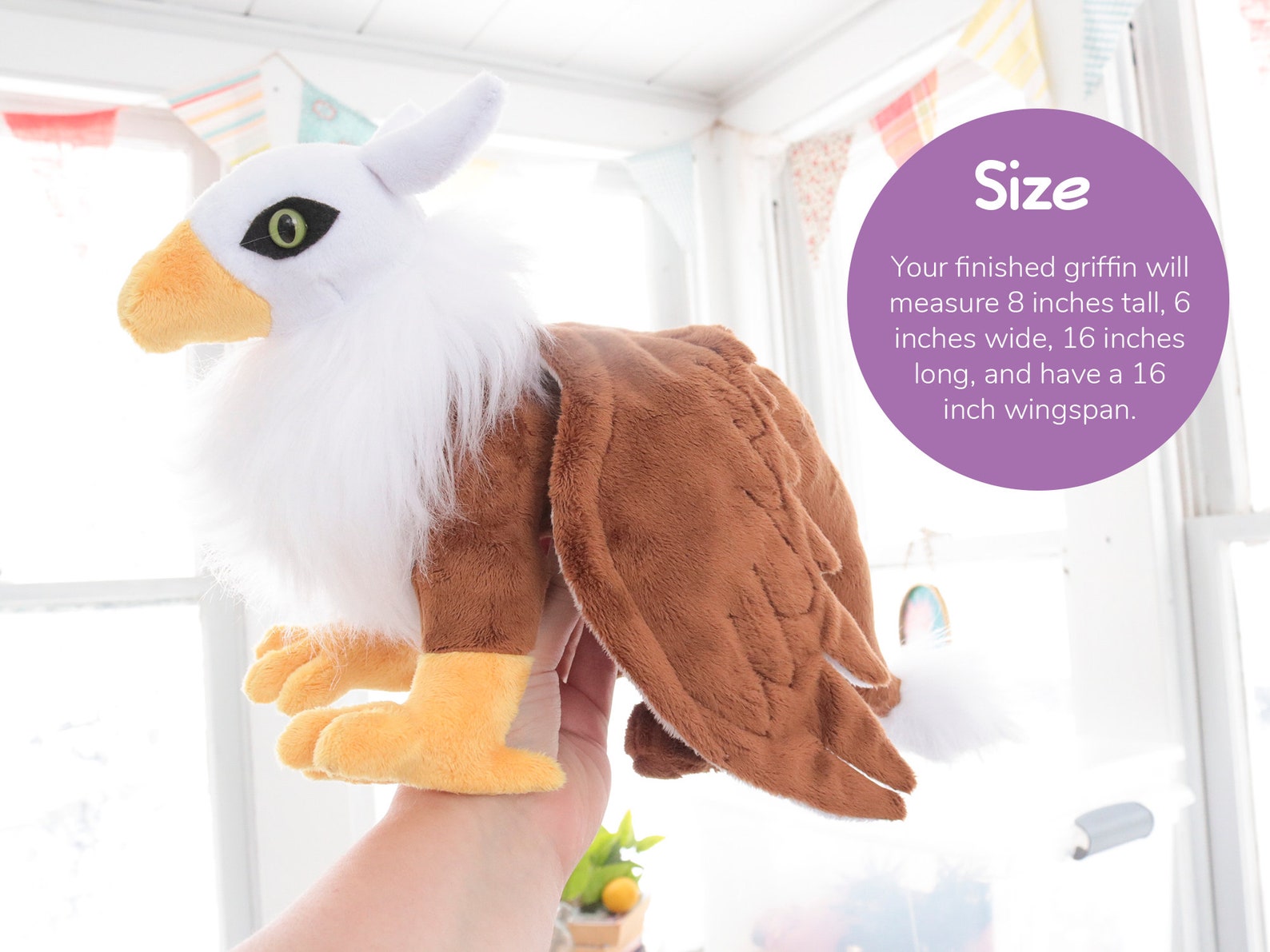 Griffin Stuffed Animal Sewing Pattern PDF Digital Download - Etsy
