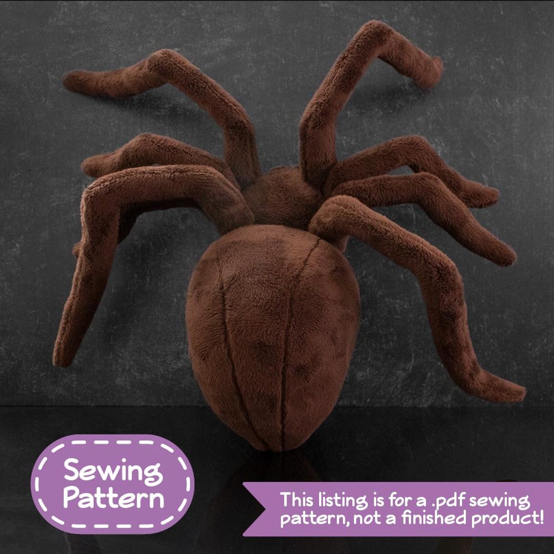 Spider Plush Sewing Pattern - PDF Digital Download - No Physical Items ...