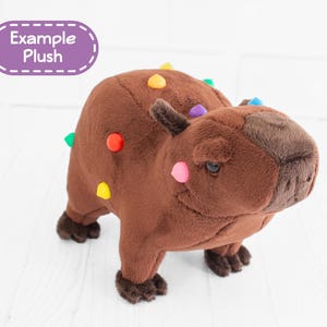 Capybara Stuffed Animal Sewing Pattern - PDF Digital Download - No ...