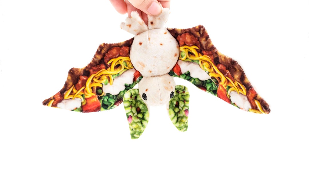 Batritto Stuffed Animal Plush Toy Burrito Bat Plushie - Etsy