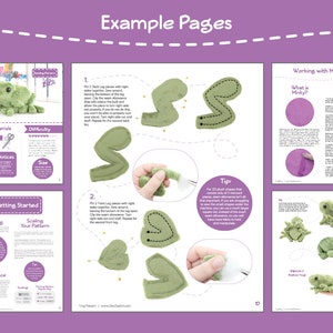 Frog Sewing Pattern - PDF Digital Download - Plush Sewing DIY Project ...