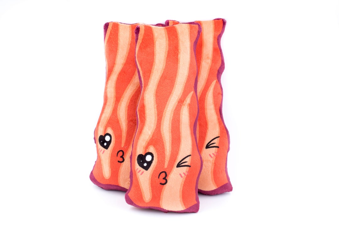Stuffed Bacon Plush Toy Pillow - Flirty - Etsy