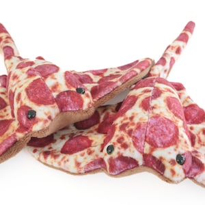 Pepperoni Pizza Stingray Stuffed Animal Plush Toy - Etsy