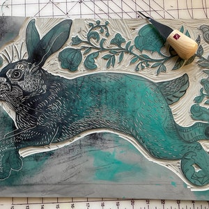 Lucky Rabbit in Black and White First Edition Signed and Numbered ...