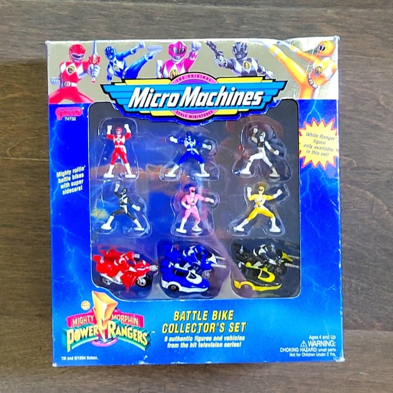 Rare Power Ranger Micro Machines Battle Bike Collector's - Etsy