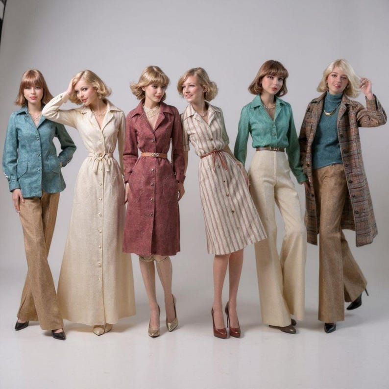 Mccall’s 5710 Shirt Dress Shirt-jacket Shirt Pants Vintage Sewing ...
