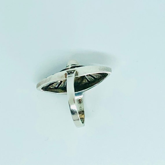 Antique Victorian Style Sterling SILVER RING - Elegan… - Gem