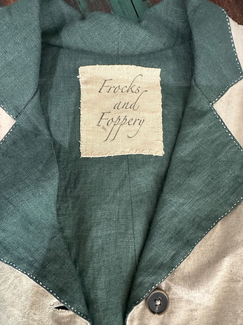 Renaissance Style Linen Vest & Fall Front Breeches Hand ...