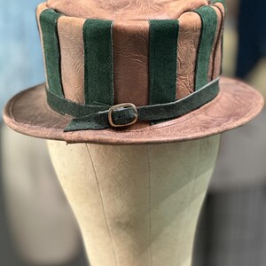 Vintage Renaissance Faire Leather Hand Made Top Hat LARP Jester Boho - Etsy