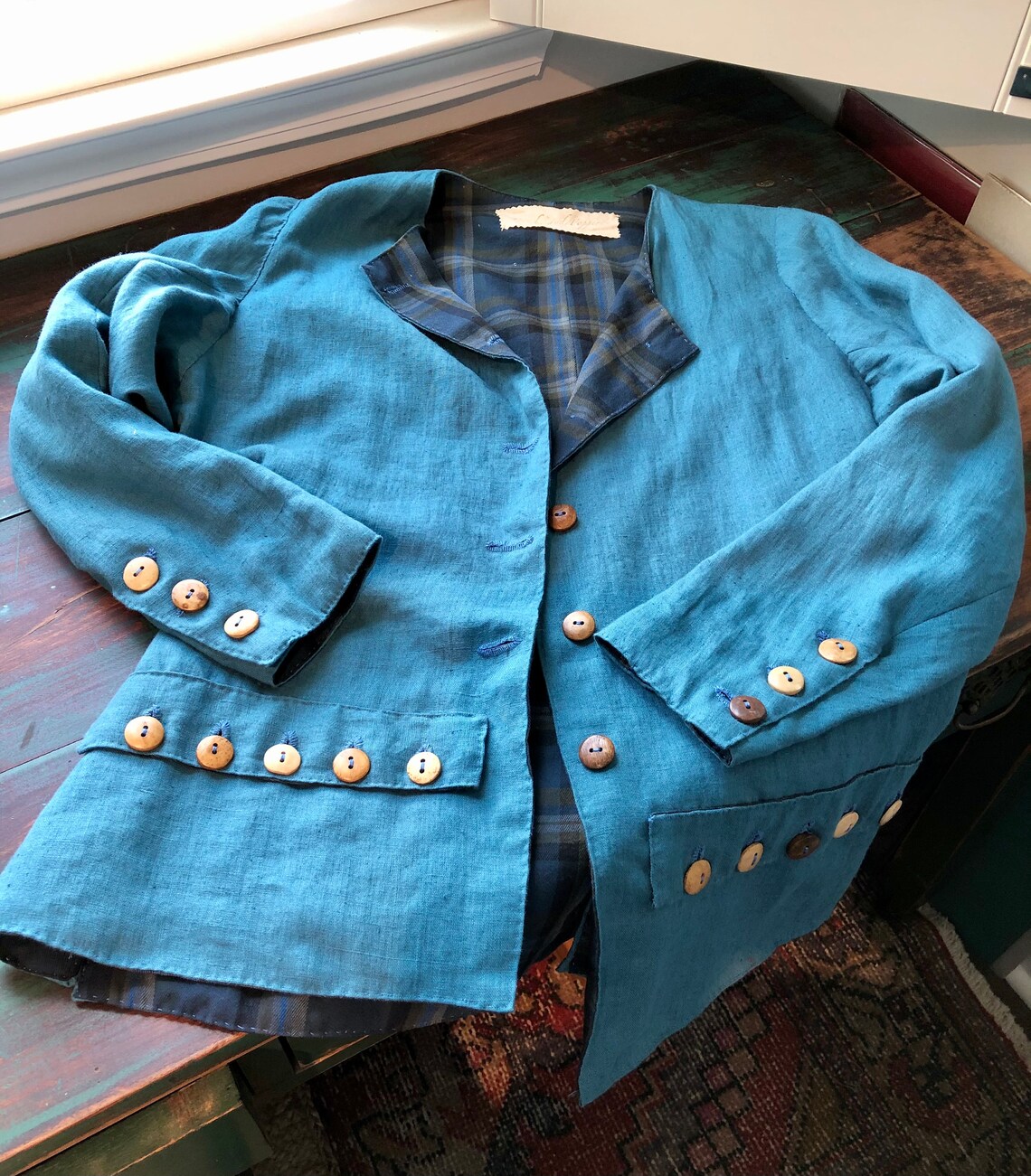 OUTLANDER 18th Century Frock Coat Scottish Highland Jacobite Pirate ...