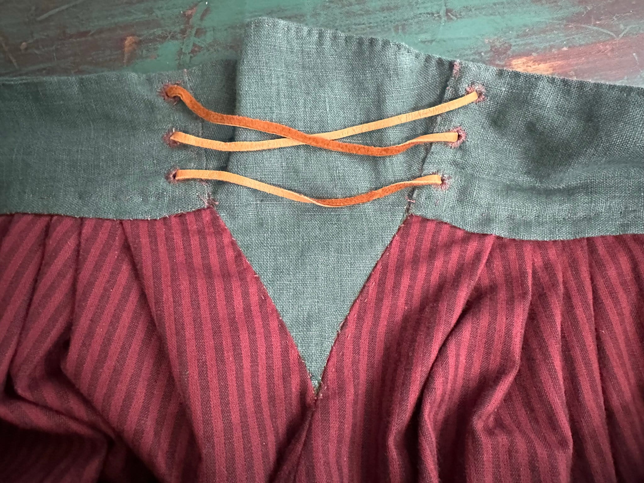 Renaissance Style Linen Vest & Fall Front Breeches Hand ...