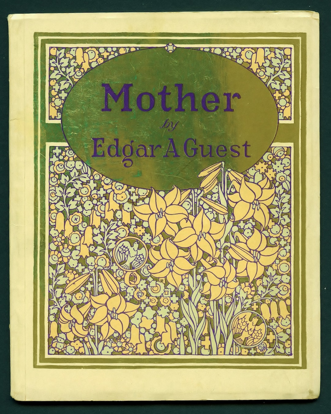 1920s Poetry Book; "mother" by Edgar A Guest; 1st Edition, 1925; Mother ...