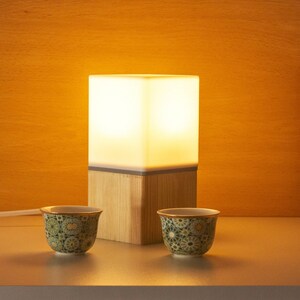 3D Printed Light With Wooden Base - Etsy