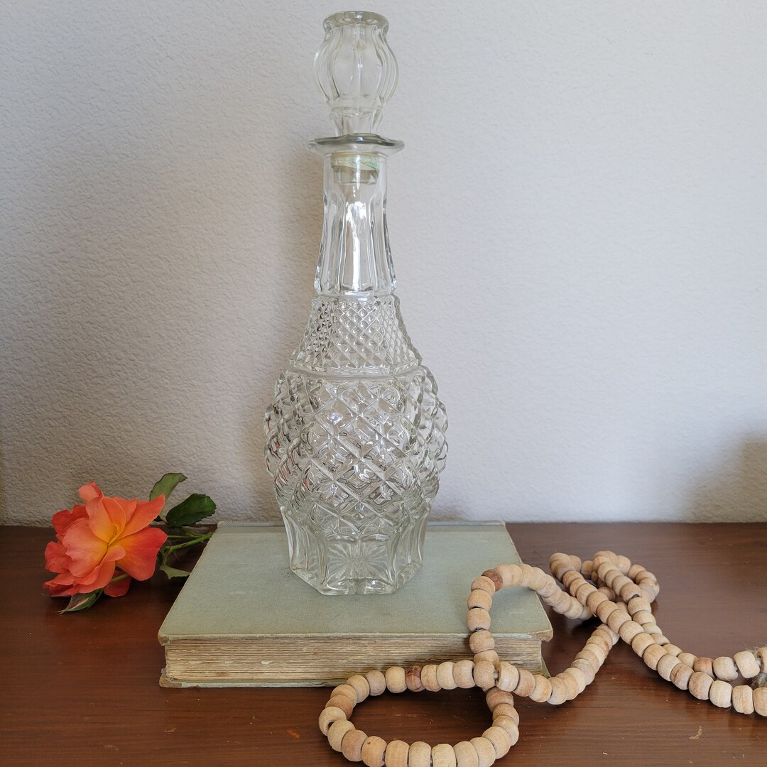 Anchor Hocking Wexford Diamond Point Criss Cross Mid-century Vintage ...