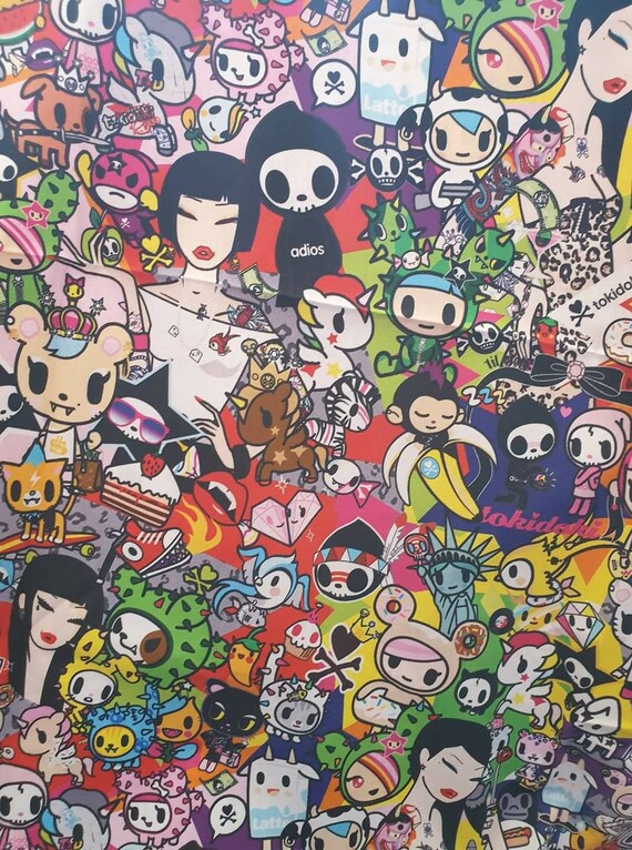 Toki Doki Cotton Print | Etsy