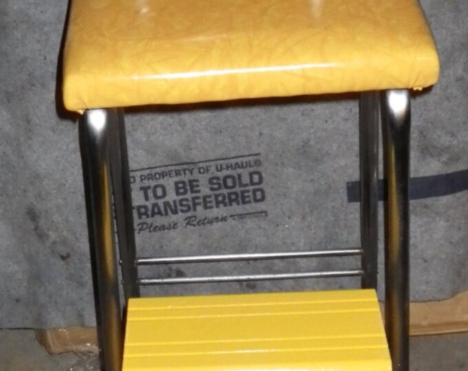 Vintage 1950s Kitchen Step Stool/booster Diner Chair - Etsy