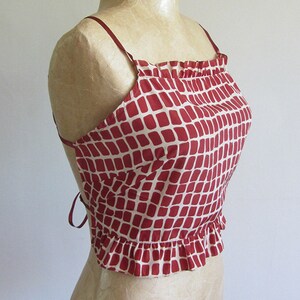 Backless Strappy Top. Sexy Crop Cami With Laced Back Cute - Etsy