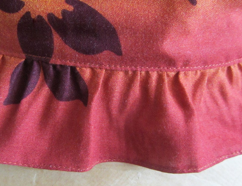 Backless Strappy Top. Sexy Crop Top, Red Orange Brown Hawaii Print ...