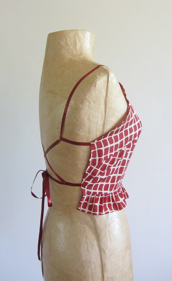 Backless Strappy Top. Sexy Crop Cami With Laced Back Cute - Etsy