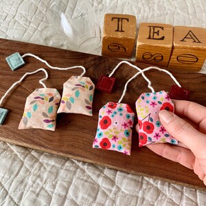Pretend Tea Bags, Kids Tea Party - Etsy Canada