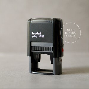Self Inking Minimal Return Address Stamp - Etsy