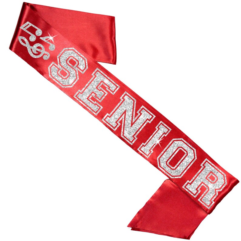 Marching Band Senior Black Sash • High School Senior • Orchestra ...